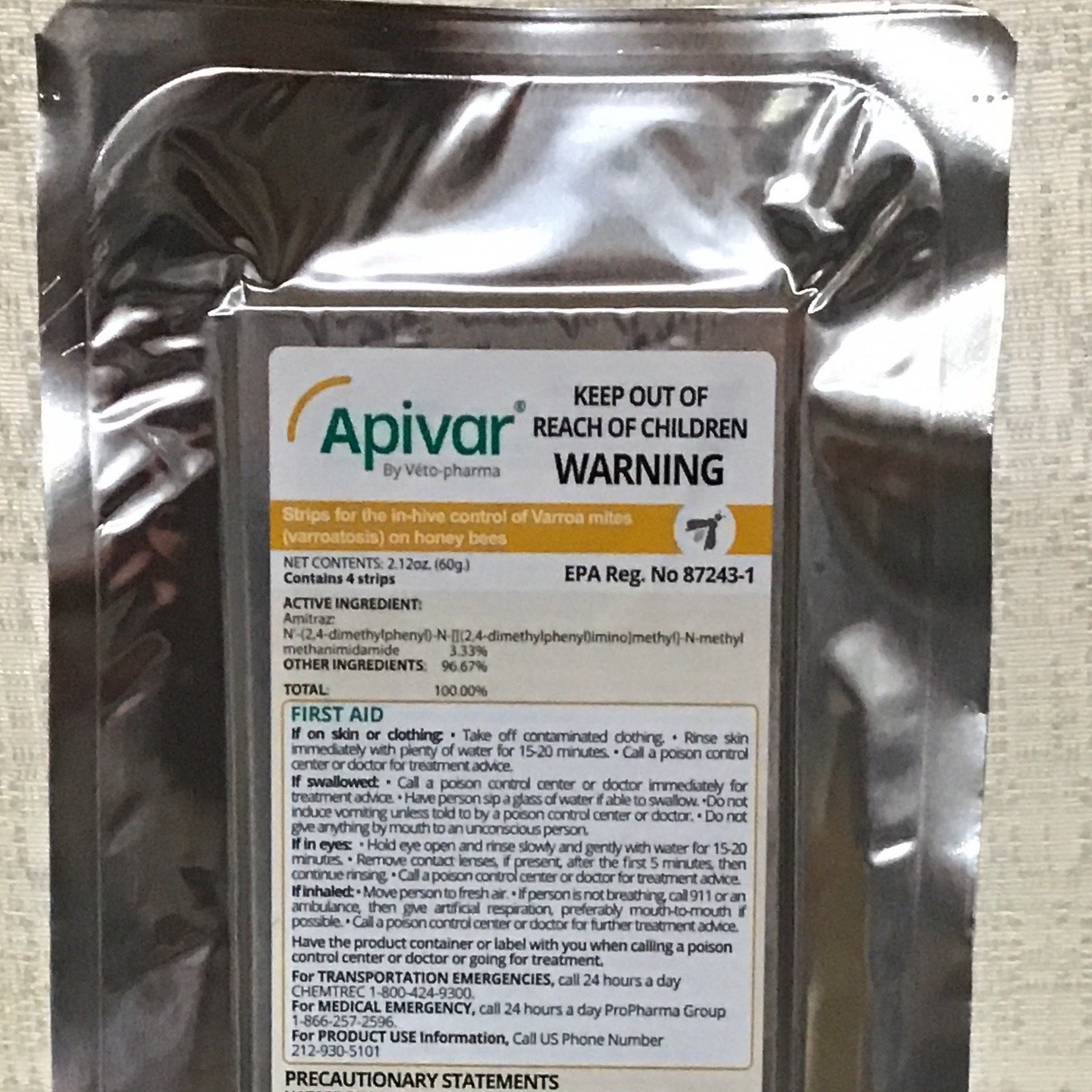 Apivar | Winding Creek Bee Supply LLC